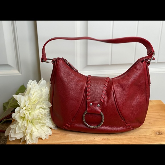 Stone Mountain Accessories | Bags | Stone Mountain Genuine Red Leather ...